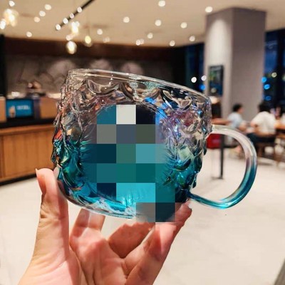 Mug Star Papa Anniversary Symphony Fish Scale Glass