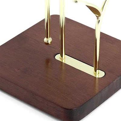 Paper Towel Holder Kitchen Paper Dispenser with Wood Base Fr