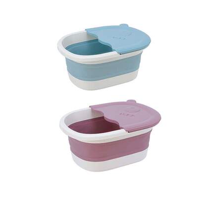 Folding Foot Soaking Bucket Plastic Foot Bath Thickening Foo