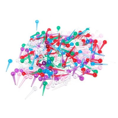 200pcs Plastic Safety Push Pins Thumbtacks For Dressmaking S