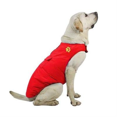Reflective Casual Pet Coat Jacket Clothes Red Dog Vest
