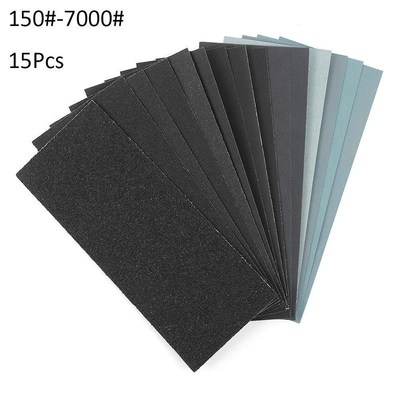 15/36/42Pcs Sandpapers Wet Dry Use Assorted Sand Paper Sheet
