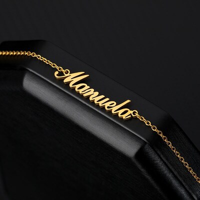 Personalized Custom Name Anklets For Women Gold Silver Colo