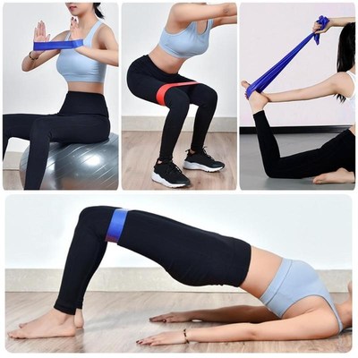 5pcs Elastic Resistance Bands Rubber Band Fitness Gym Equipm