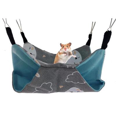 Pet Hamsters Hammocks Double Layer Canvas Chinchillas