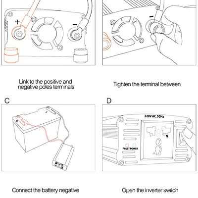 Pure Sine Wave Inverter 12V 220V 4000W/5000W 24V Dc To 220V