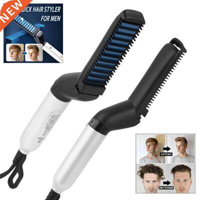 Multifonctionnel cheveux peigne brosse barbe lisseur cheveux