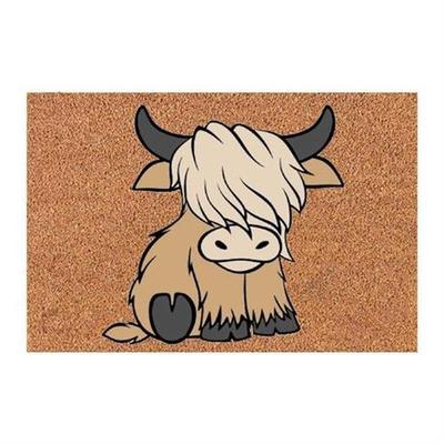 Cows Shaggy Doormat Themed Doormat Entrance Way Welcome