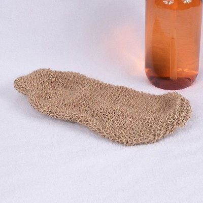 1PC Exfoliating Hemp Glove Mitt Mitten Bath Sponge Scrubber