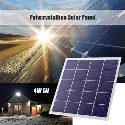 4W 5V Solar Panel Portable DIY Polycrystalline Silicon