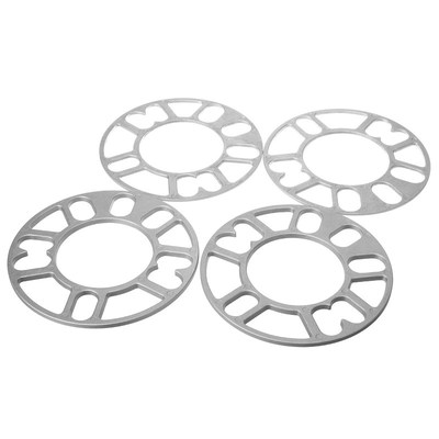 niversal 4pcs 3mm 5mm Alloy Wheel Spacers Adaptor Shims Plat