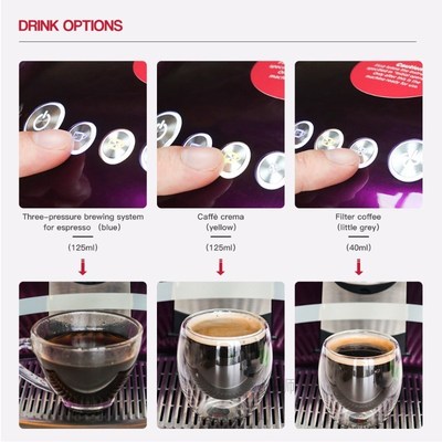 ICafilas Stainless Steel Refillable Reusable Cafissimo Coffe