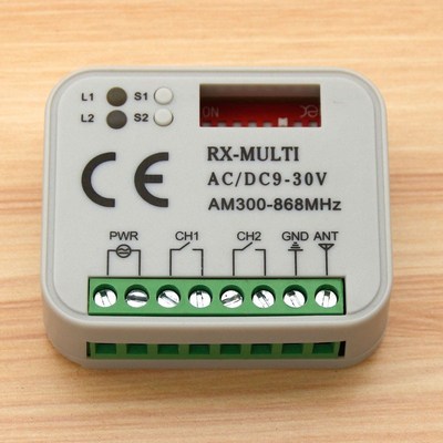 Universal Garage Door Receiver Multi frequency 433 900MHz S