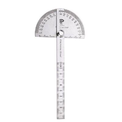Vastar 180 Degree Adjustable Protractor Stainless Steel