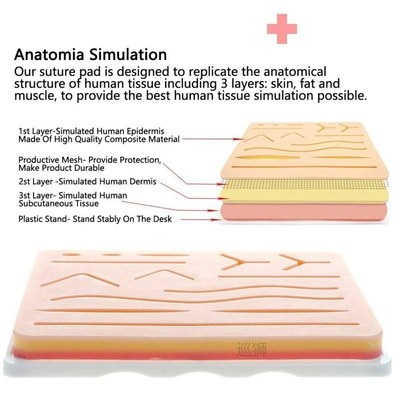 Surgical Suture Training Kit Medical Science Skin Suture Pra