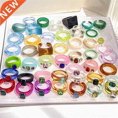 IF ME Colorful Transparent Resin Acrylic Crystal Rhinestone
