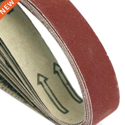 10 Pack 330*10mm 520*20mm Brown Alumina Sanding Belts 60-100