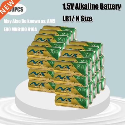 50PCS N Size batteries LR1 AM5 E90 AM5 MN9100 1.5V Alkaline