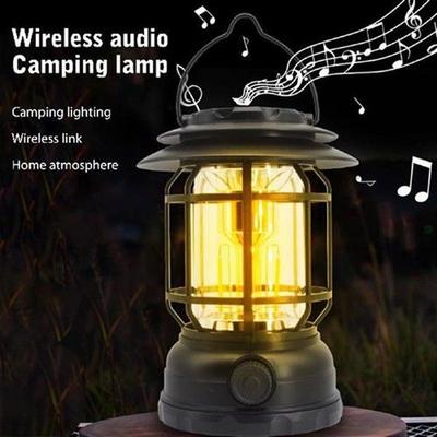 Retro Garden Hanging Lamp Rechargeable 300LM 1200mAh