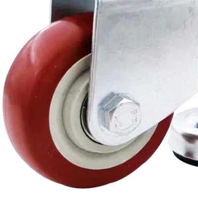 Heavy Duty Casters 4-Pack Swivel Polyurethane Wheels Each wi