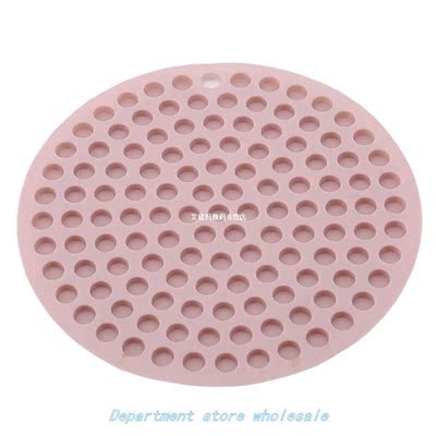 Silicone Round Honeycomb Mat Non-Slip Insulation Heat Insula