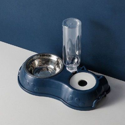 Automatic Dog Feeder With Water Bottle Pet Cat Feeding