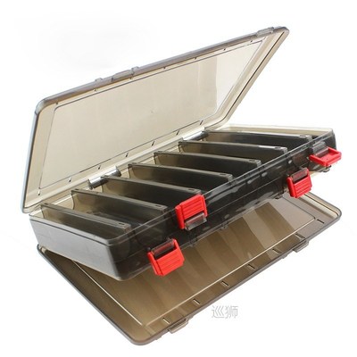 14 Grid Fishing Lure Box Double Sided Tackle Box Fishing Lur