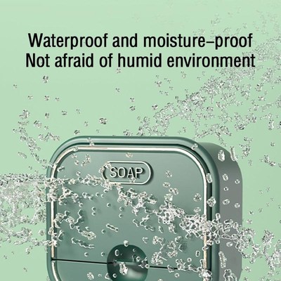 Wonderlife Dustproof Drain Soap Shelf Bathroom Accessories S