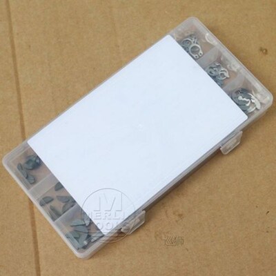 180Pcs 18 Kinds Set Woodruff Keys Stainless Steel Snap Ring