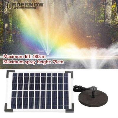 10V 380L/H Solar Panel Powered Water Pump Kits for Aquarium