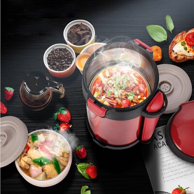 Double 304 Stainless Steel Vacuum Flasks Food hermos 3-layer