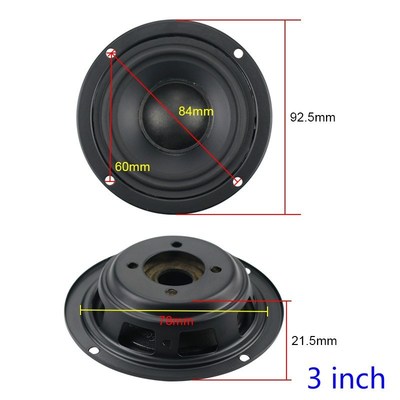 Bass Radiator Passive Speaker Auxiliary Woofer Booster Fake