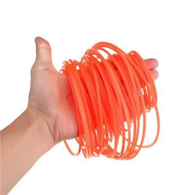 50m Trimmer Line Orange Square Brushcutter Strimmer Trimmer