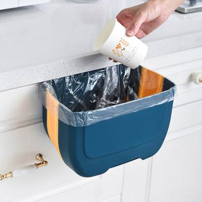 Wall Mounted Folding Waste Bin Kitchen Cabinet Door Hanging