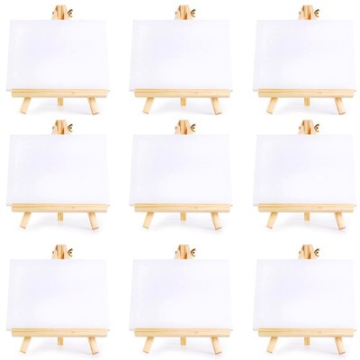 24 Set Artists Mini Canvas Set Painting Craft DIY Drawing Sm