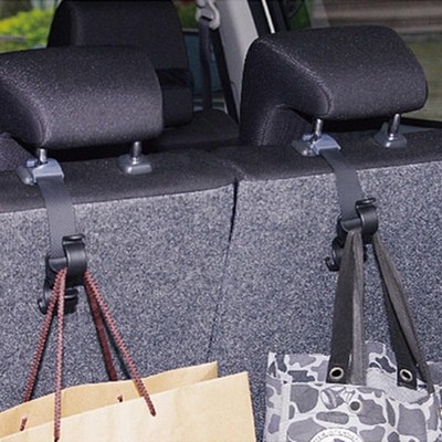 2X Car Seat Headrest Fastener Strap Hooks Holder Umbrella Ba