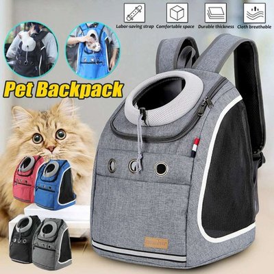 dog backpack Double Shoulder Portable Travel Backpack O