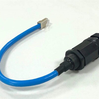 AP盒网线 RJ45网络连接器 网线防水接头RJ45-M16 M20 M22千兆网线