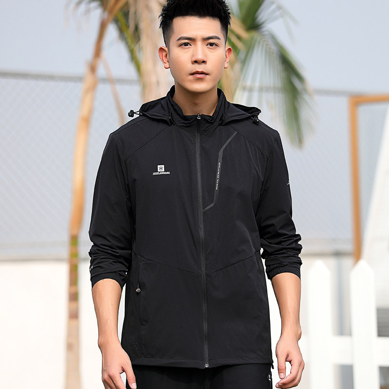 2021春夏防晒服男女户外运动风衣防紫外线超薄长袖宽松大码外套潮
