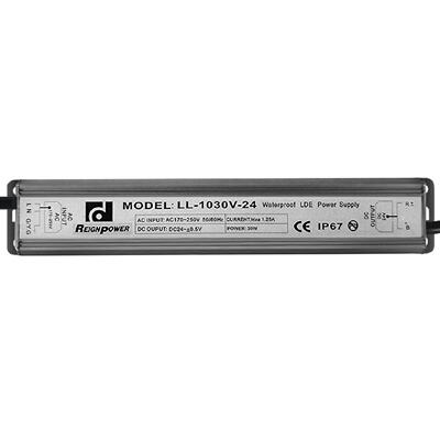 台湾昂鼎防水LED电源30W12V24VAC转DCLED灯条带驱动器全防水设计