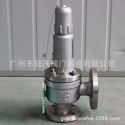 A41W/Y-16P/R不锈钢弹簧微启式法兰安全阀304/316L不锈钢安全阀