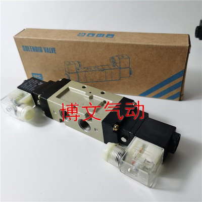 YSVF5320-4G-03电磁阀VF530-5D-03三位五通中封式