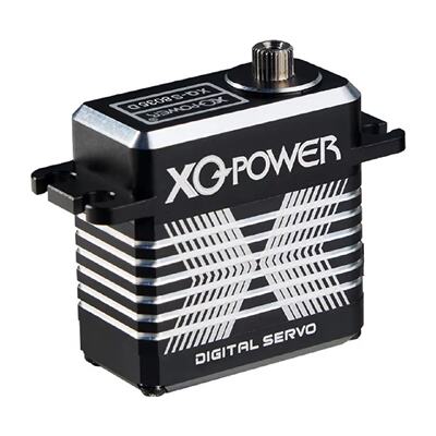 XQ-POWERS8035D空心杯舵机35KG扭力金属防水外壳大型航模舵机