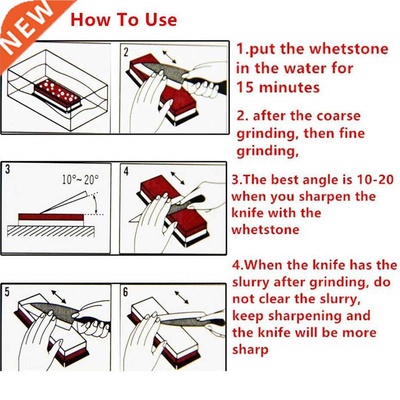 3000/10000 Grit Sharpening Stone Wet Water Whetstone Profess