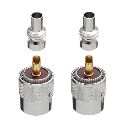 10PCSUHFPL259同轴接头适用于RG58RG59RG850-7LMR400线