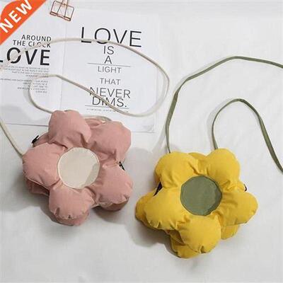 Girl Sunflower Shoulder Bag Fashion Flower Shape Messenger B