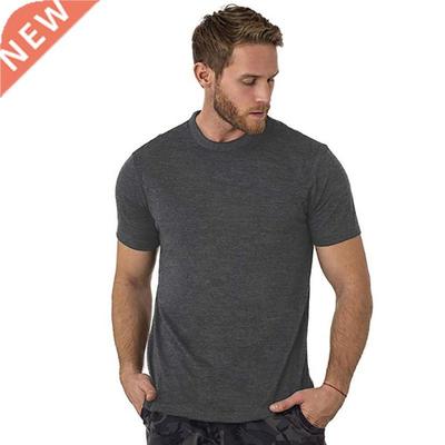 100% Superfine Merino Wool T shirt Men's Base Layer
