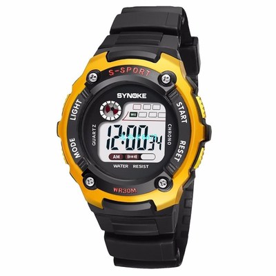Fashion Cool Children Kids Boys Watches Digital LED Alarm Da
