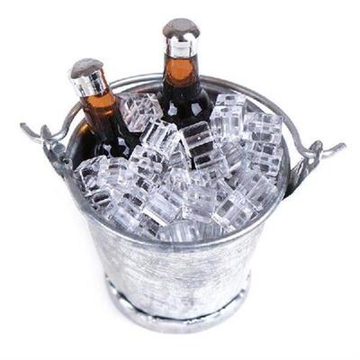 1Set 1/12 Scale Dollhouse Beer Bottle Bucket Ice Cube Cups