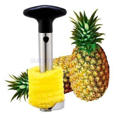 en acier inoxydable outil simple cuisine fruits ananas slice